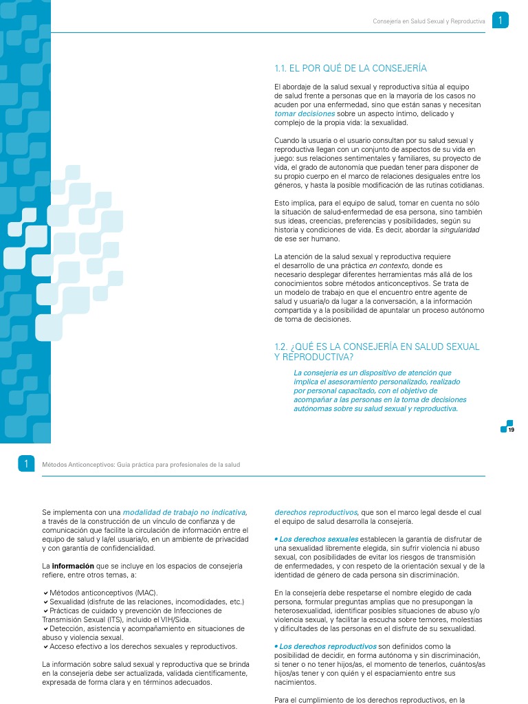 Métodos-Anticonceptivos.-Guia Práctica para Profesionales de La Salud | PDF | Derechos ...