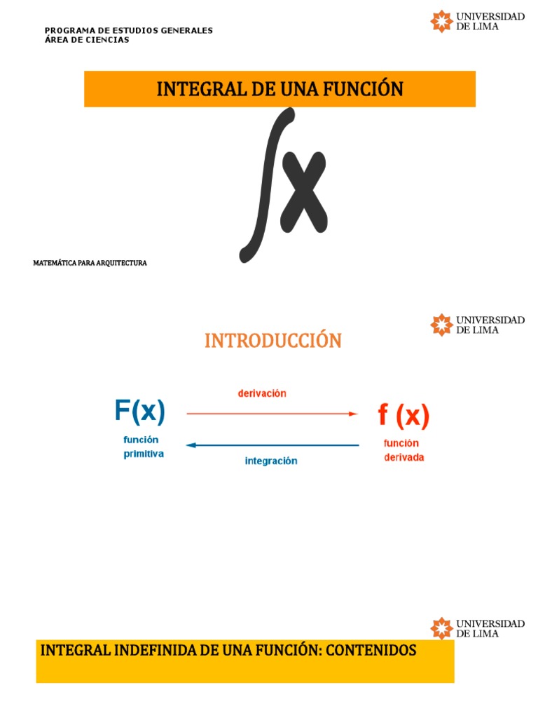 Integrales Indefinidas | PDF | Integral | Derivado