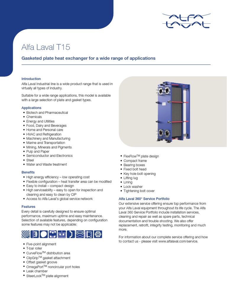 T15 Product Leaflet | PDF | Physical Sciences | Building Engineering
