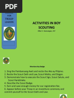 Script For The Opening Program of The BSP and GSP Backyard | PDF ...
