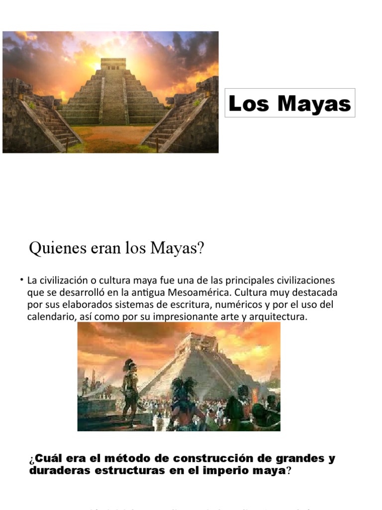 Presentacion Mayas 2 | PDF
