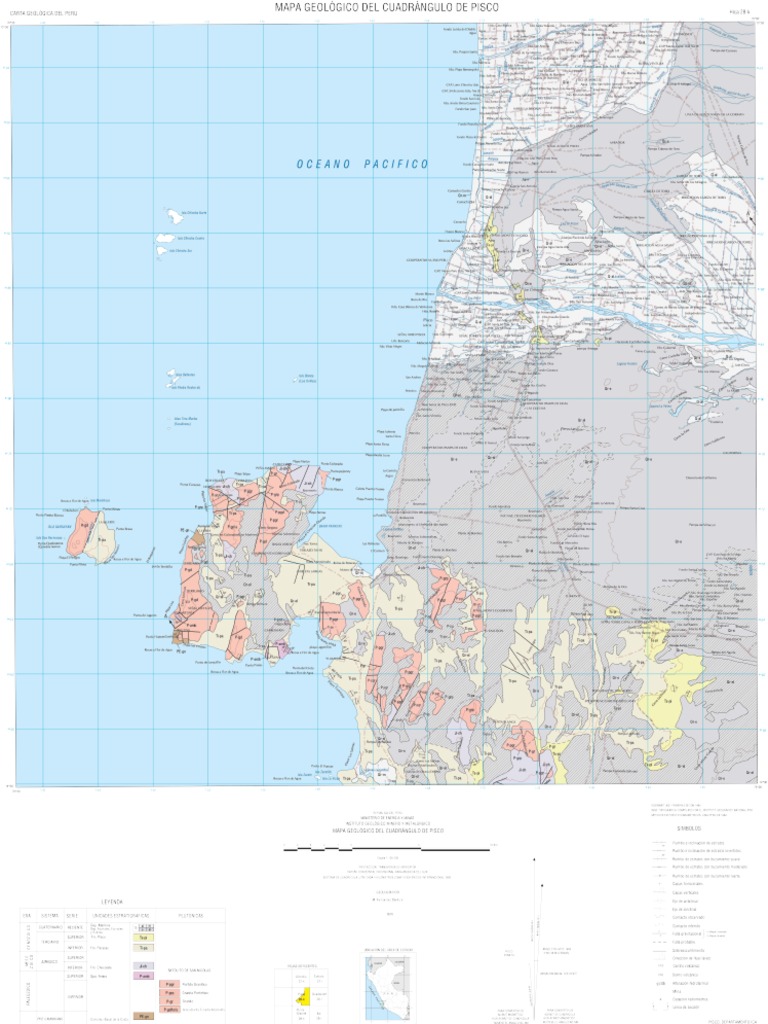 A 047 Mapa - Pisco 28k | PDF