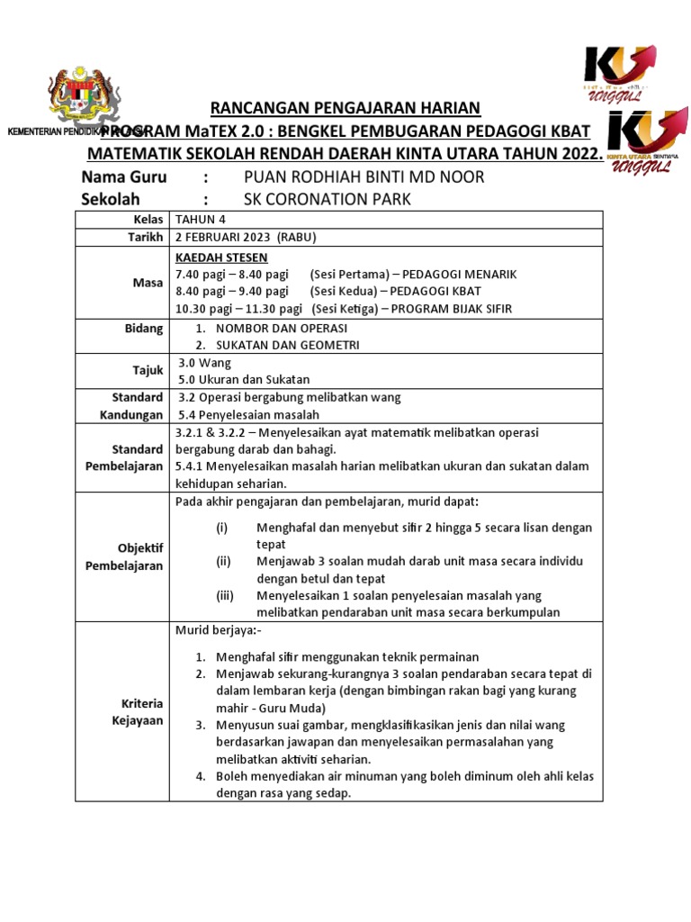 RPH Pembugaran Pedagogi | PDF