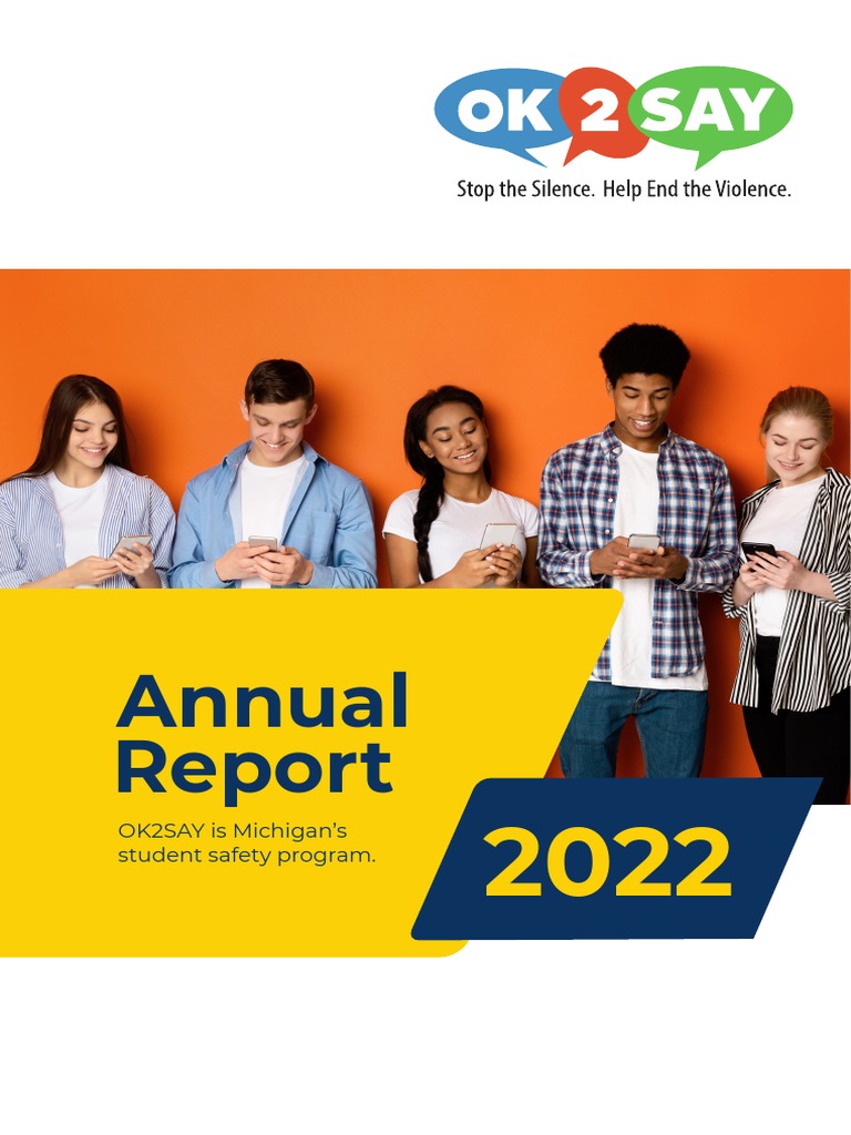 2022 OK2SAY Annual Report | PDF | Police | Violence