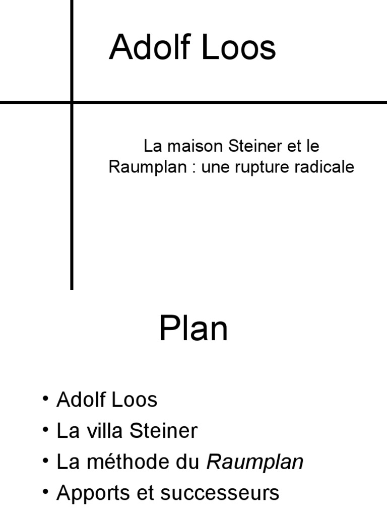 Adolf Loos Lea | PDF | Ornement (architecture) | Art nouveau