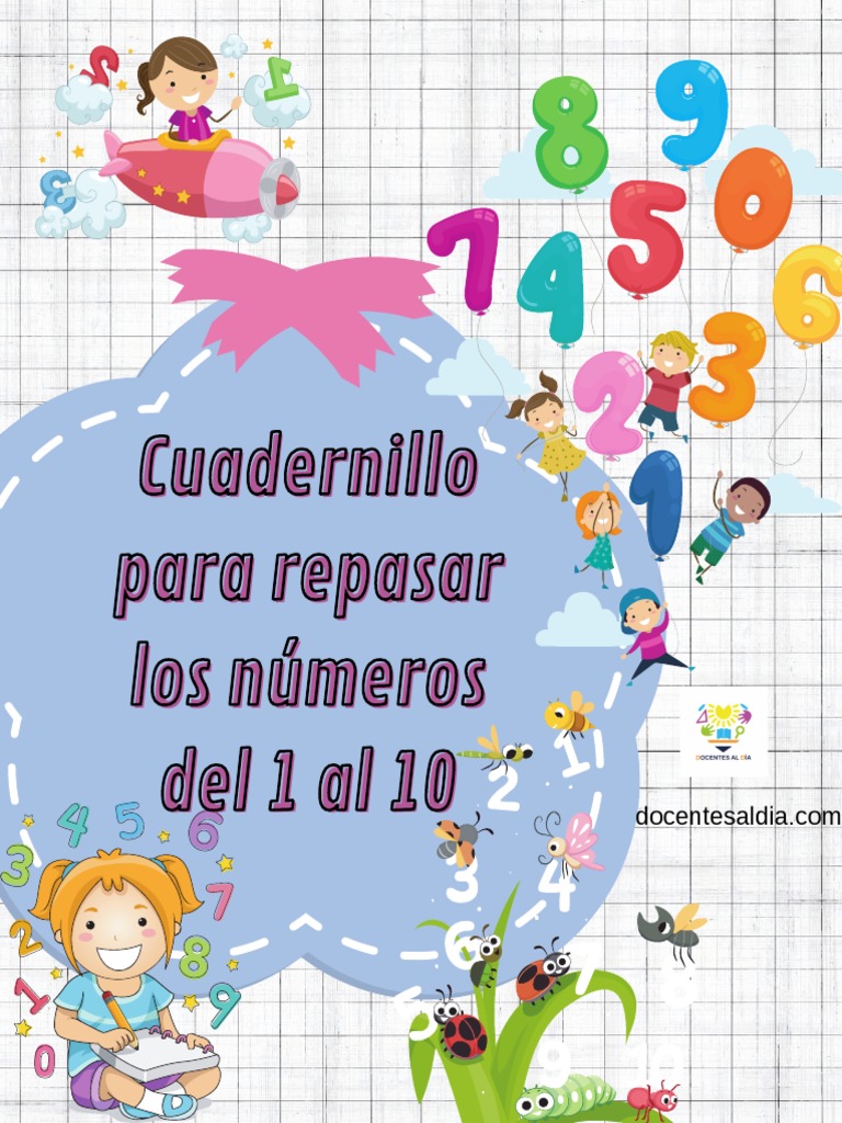 Cuadernillo para Repasar Los Numeros Del 1 Al 10 | PDF