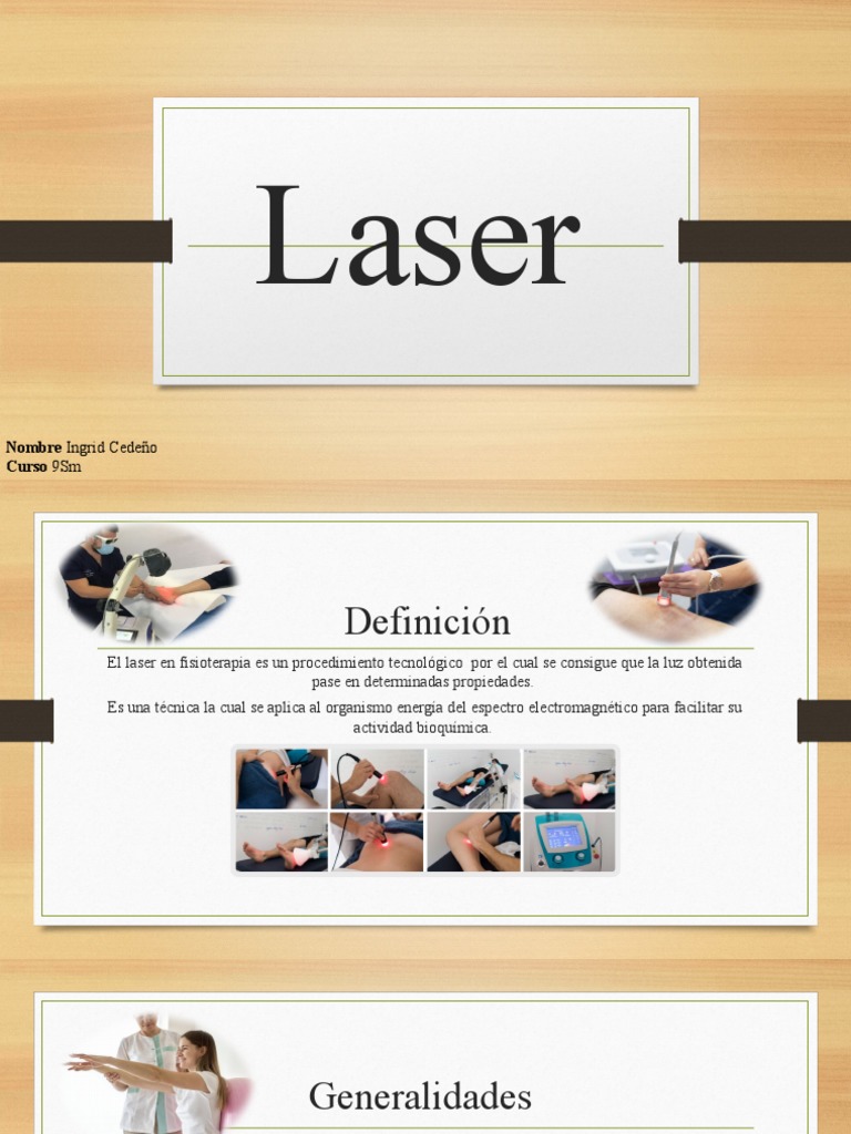 Definición y uso del láser en fisioterapia | PDF | Radiación ...