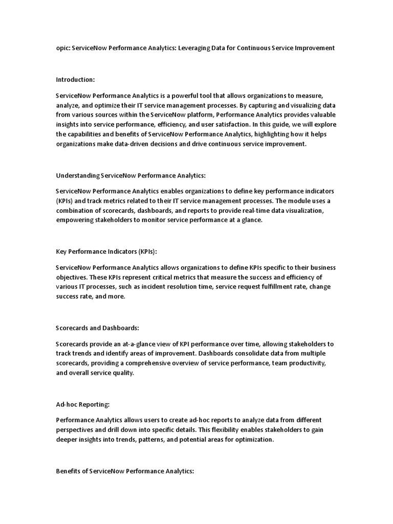 The Ultimate S No | PDF | Performance Indicator | Analytics