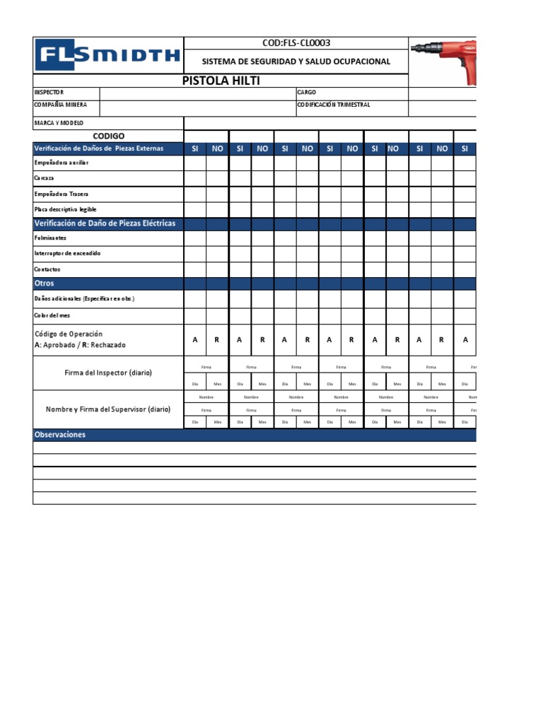 FLS-CL0003 Pistola Hilti | PDF