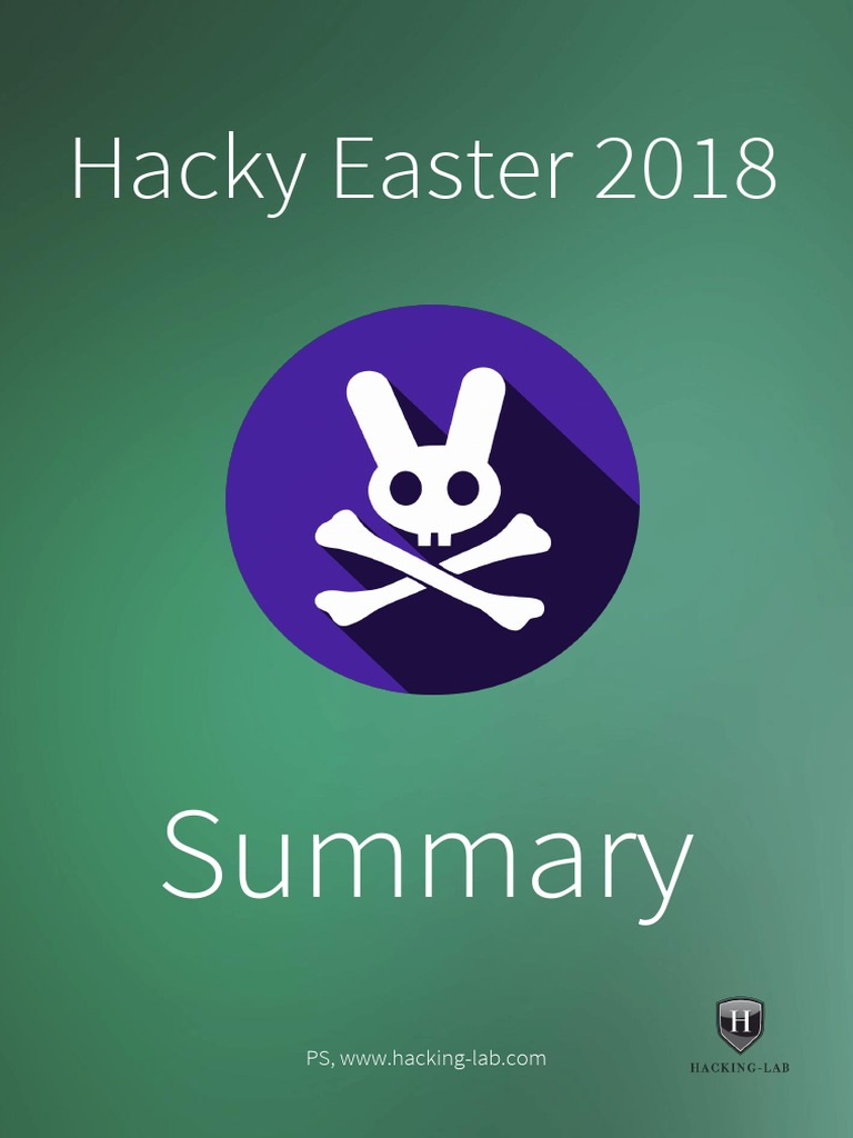 Hacky Easter 2018 Recap | PDF | Computing