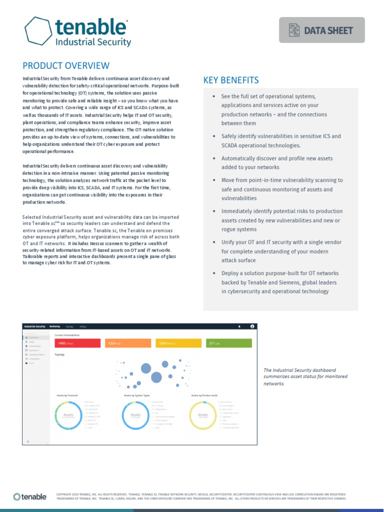 Data Sheet - Industrial Security | PDF | Computer Security | Security