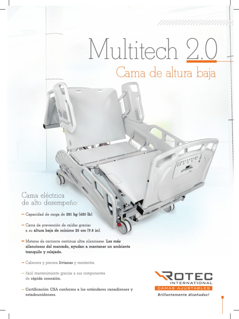 Cama Eléctrica Multitech 2.0 | PDF | Tecnología de vehículos ...