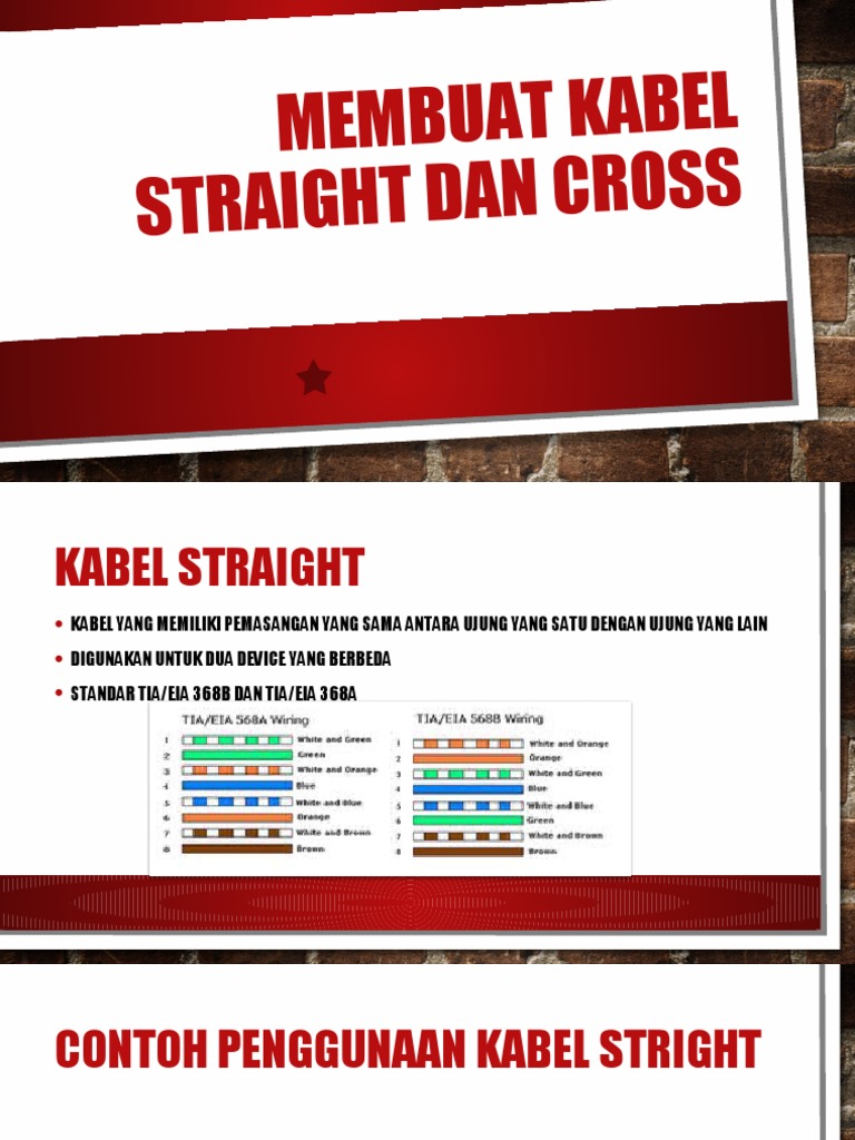Cara Cara Membuat Cabel Cross Over Dan S | PDF