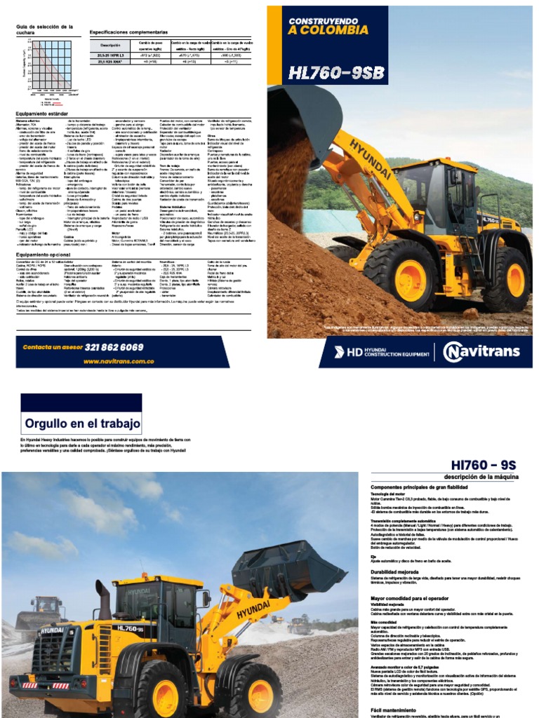 Cargador HL760 9SB | PDF | Transmisión automática | Turbocompresor