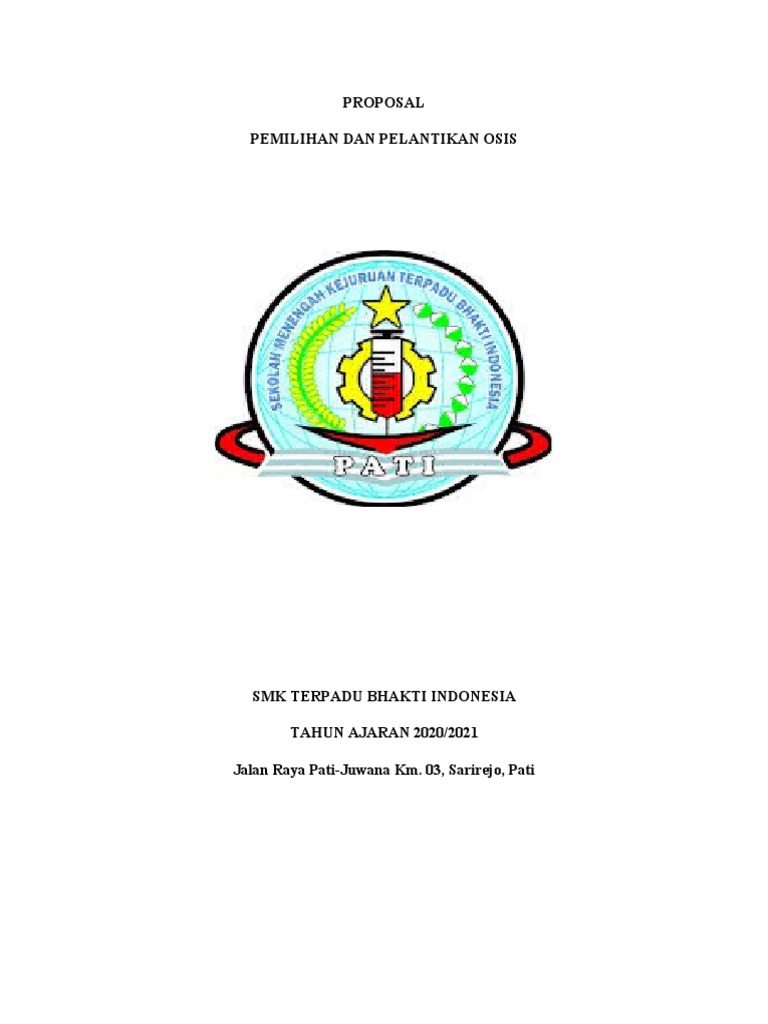 Proposal Pemilihan Osis | PDF