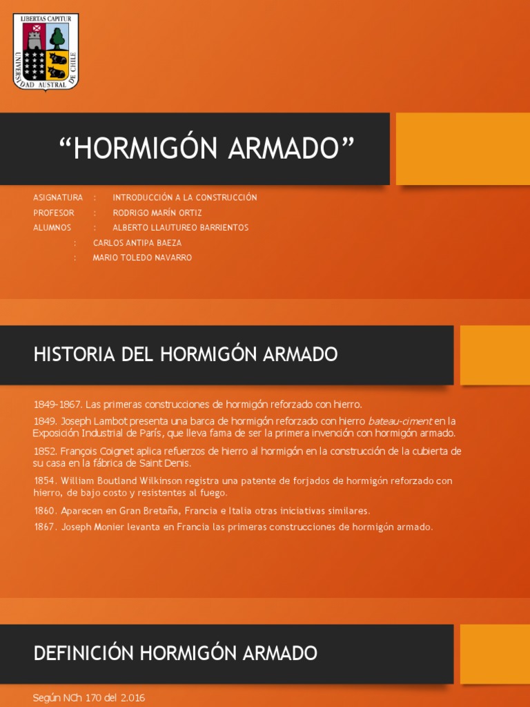 Introducción al Hormigón Armado | PDF | Hormigón | Concreto reforzado