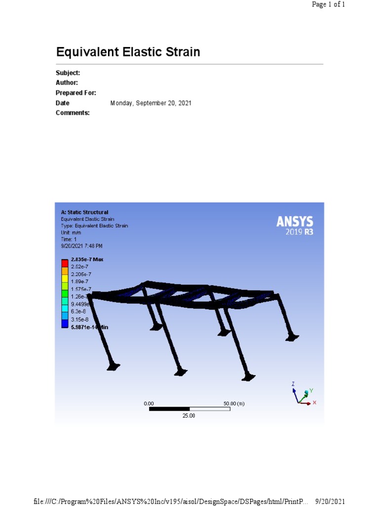 Equivalent Elastic Strain | PDF