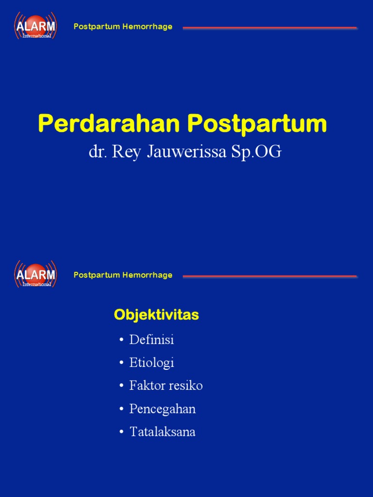 Pendarahan Postpartum | PDF