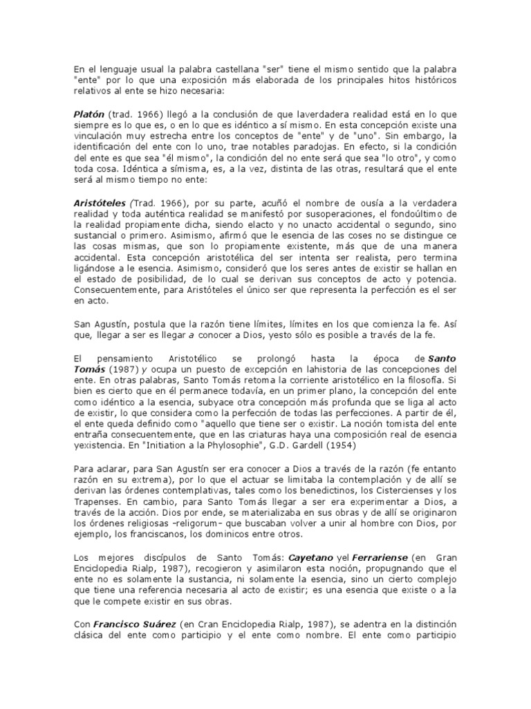 Ser y Existencia en la Filosofía | PDF | Mente inconsciente | Jacques Lacan