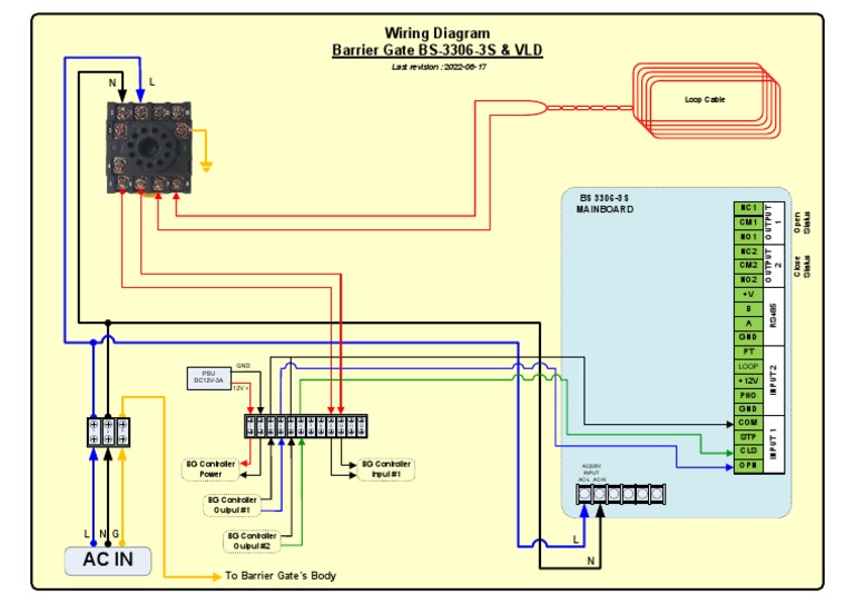BarrierGate WiringLayout | PDF | Electronics | Computer Engineering