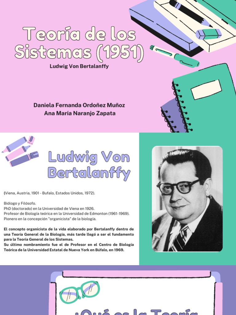 Teoría de Los Sistemas (1951) | PDF | Sistema