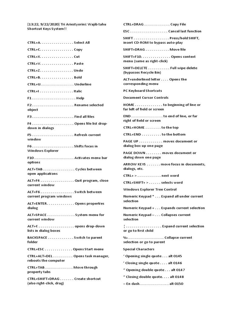 CTRL | PDF | Keyboard Shortcut | Human–Computer Interaction