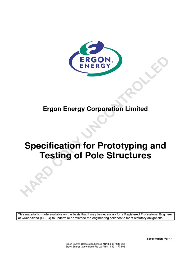 Protoyping and Testing of Pole Structures | PDF | Structural Load ...