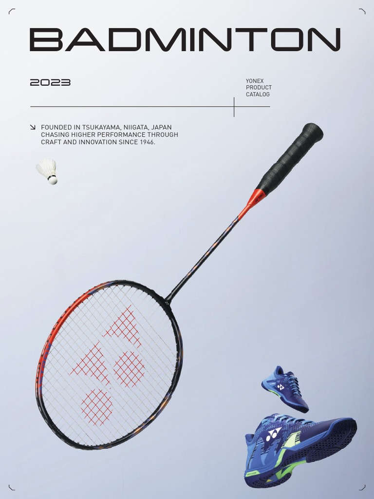 Yonex Badminton Catalog 2023 EN | PDF | Materials