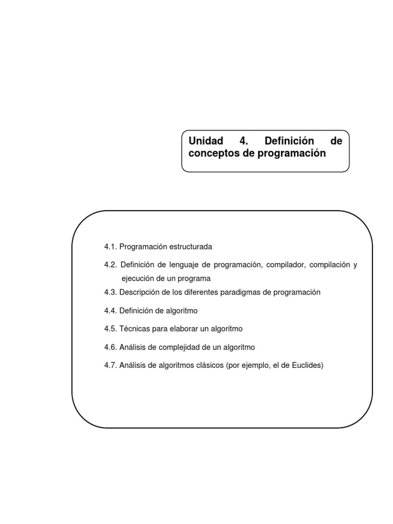 Conseptos de Programacion | PDF | Programación de computadoras | Algoritmos