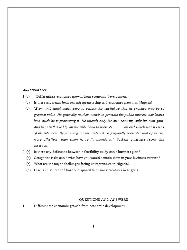 Lecture Notes On Entrepreneurship 2nd Edition | PDF | Entrepreneurship ...