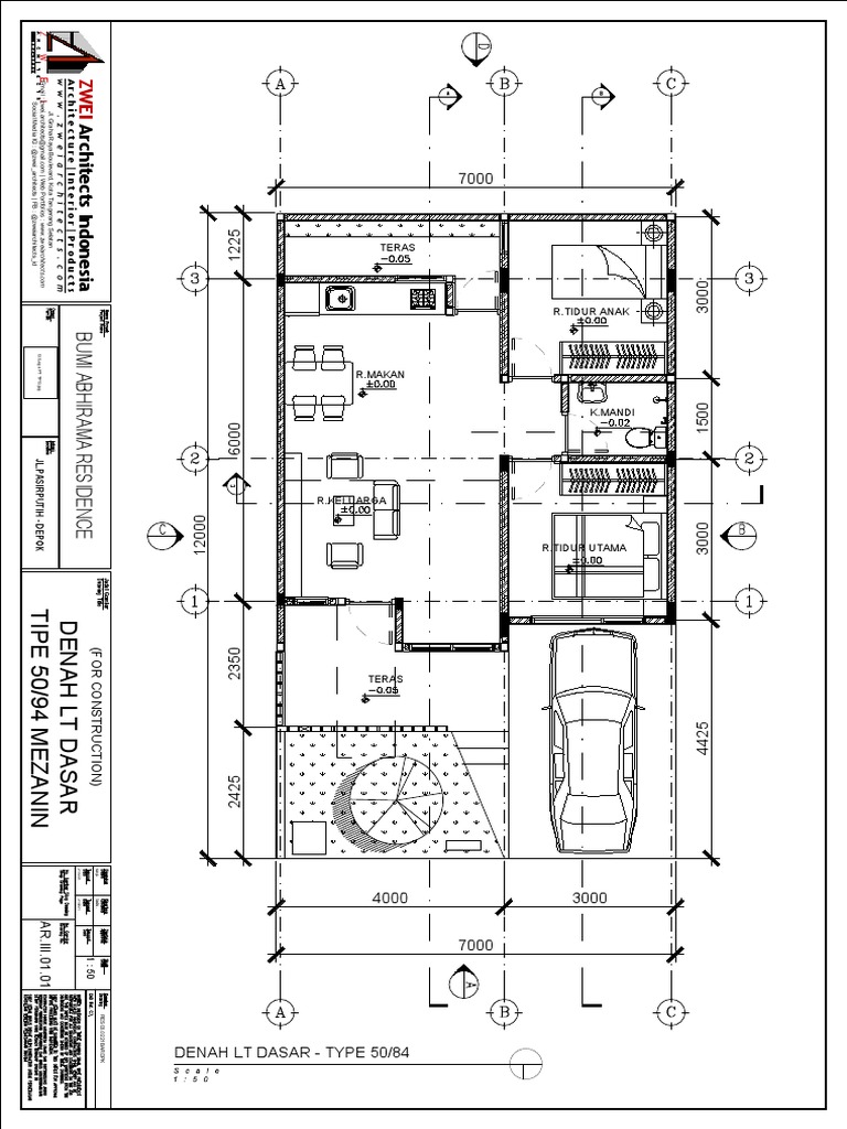 Denah Type 50-84 | PDF