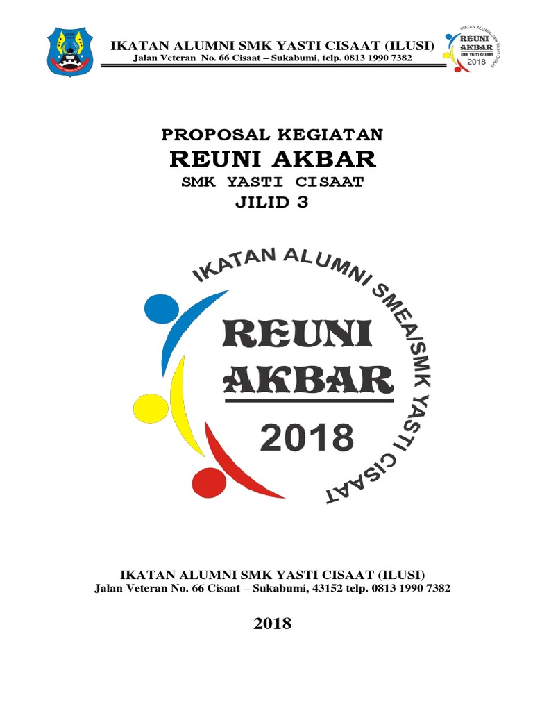 Proposal Reuni Akbar SMK Yasti Cisaat | PDF