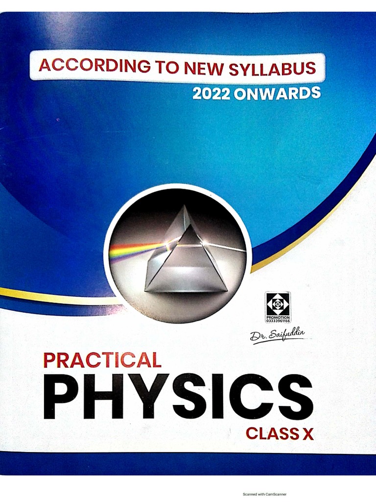 Physics Class X Practical Book | PDF