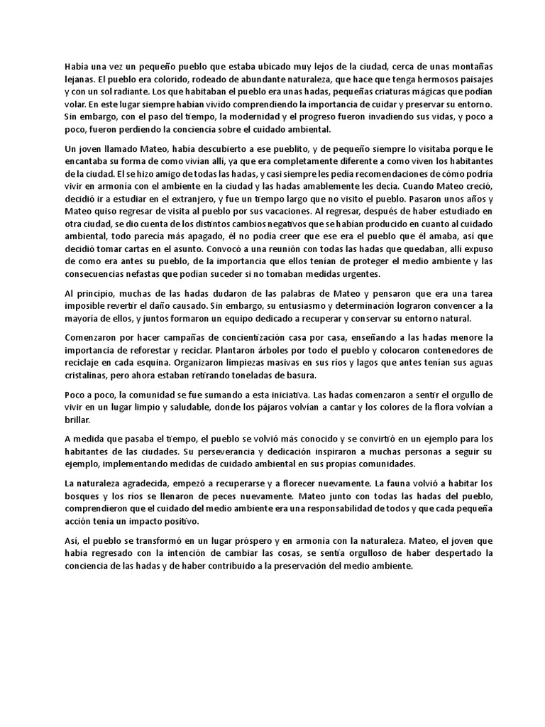 Cuento | PDF | Entorno natural | Reciclaje