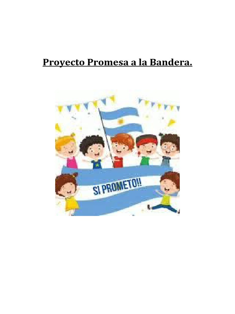 Proyecto Promesa a la Bandera 2023 | PDF | Arte | Historia