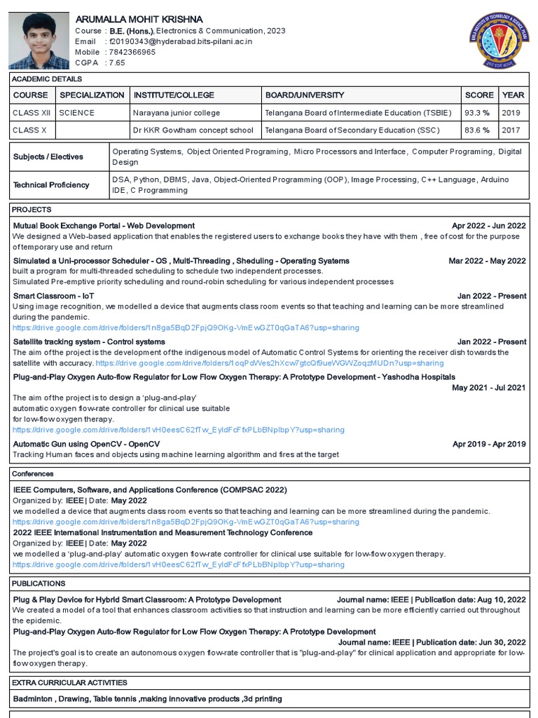 Academic Details | PDF | Computing | Software Engineering