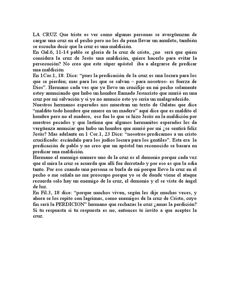 La Cruz: Símbolo de Fe y Salvación | PDF
