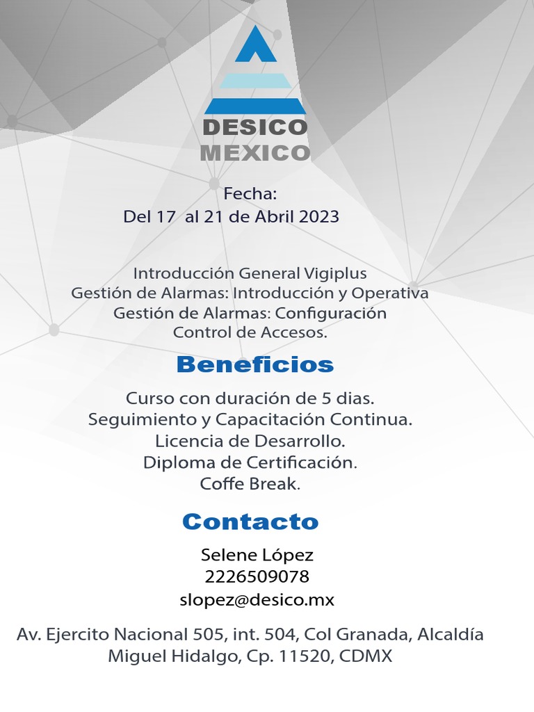 Certificación Vigiplus Avanzada | PDF