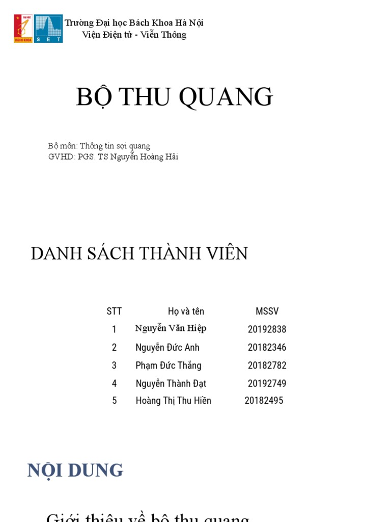 B Thu Quang | PDF