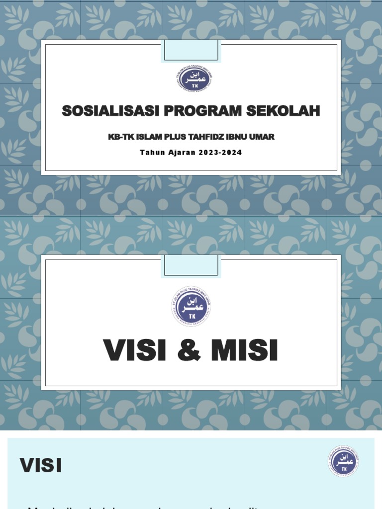 Sosialisasi Program Sekolah 23-24 | PDF