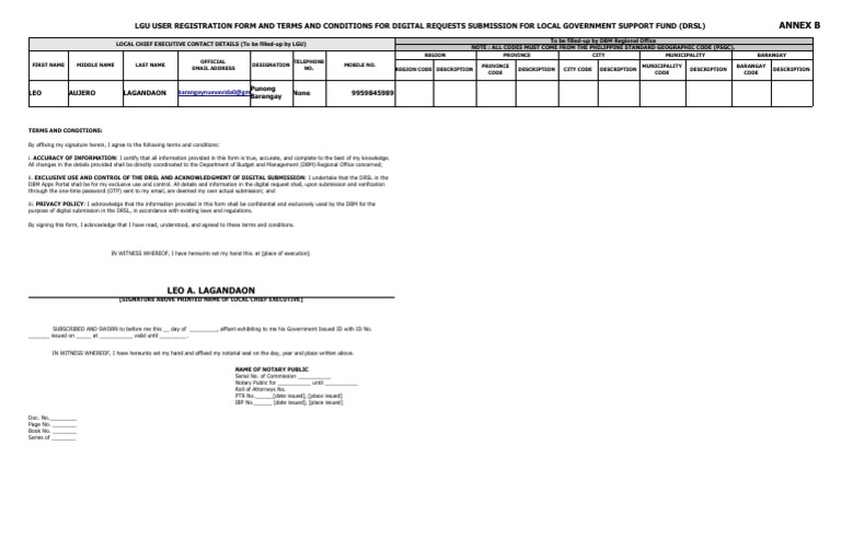 LGU Digital Request Submission Form | PDF | Applications Of ...