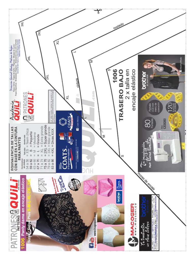 Calzon 1006 Panty Señora en Encaje | PDF