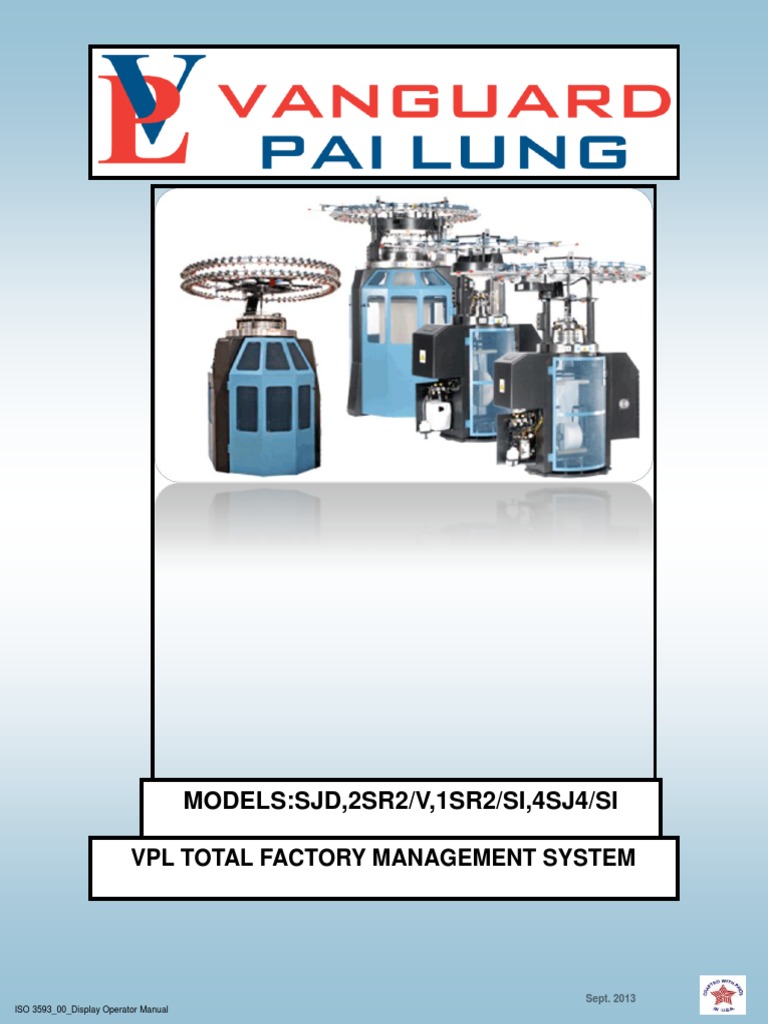 Vanguard Pai Lung Operator Manual | PDF | Icon (Computing) | Knitting