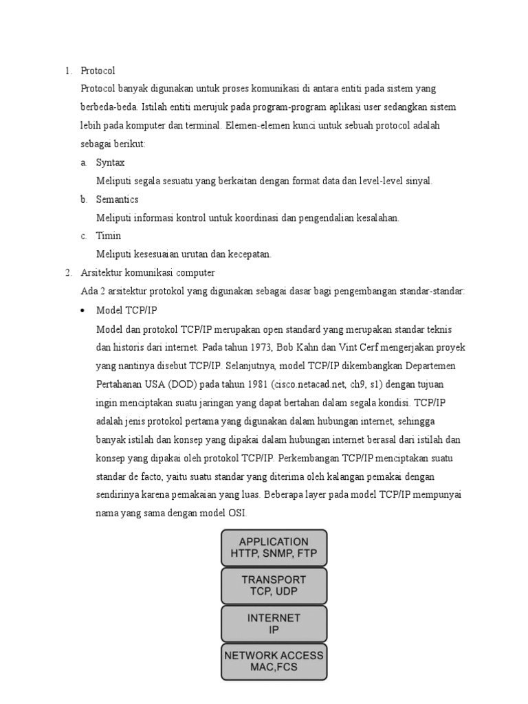 Protocol, TCP IP | PDF