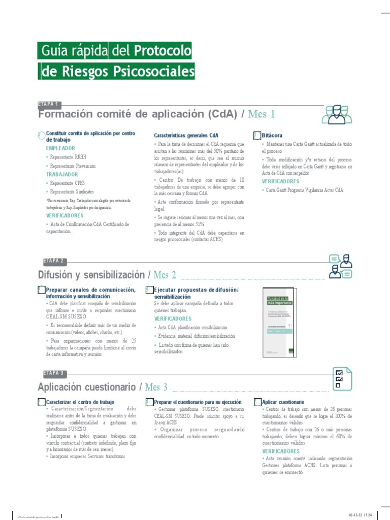 Guia Rapida Pasos para El Protocolo Psicosocial CEAL-SM | PDF ...