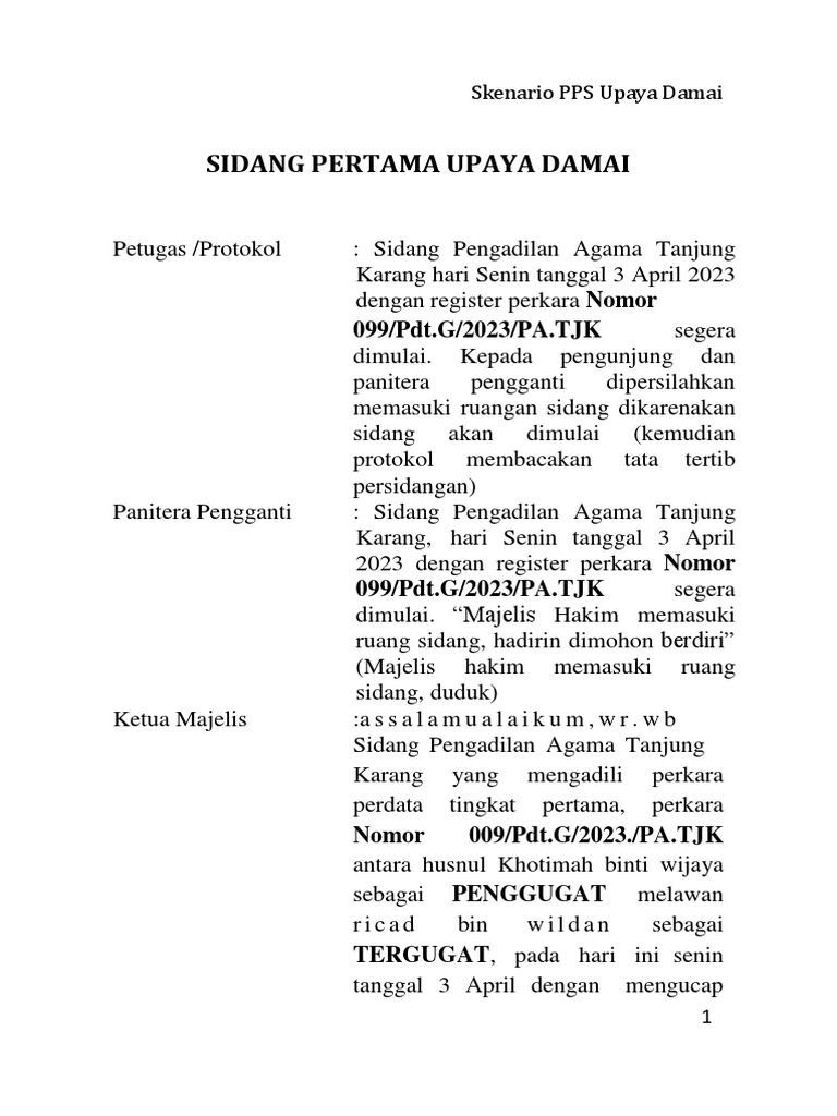 Skenario PPS Ratna Dwi | PDF