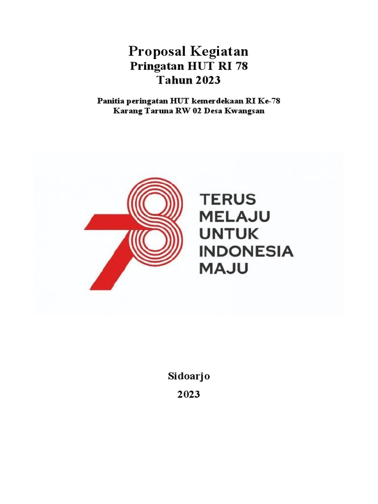 Program HUT RI 78 | PDF
