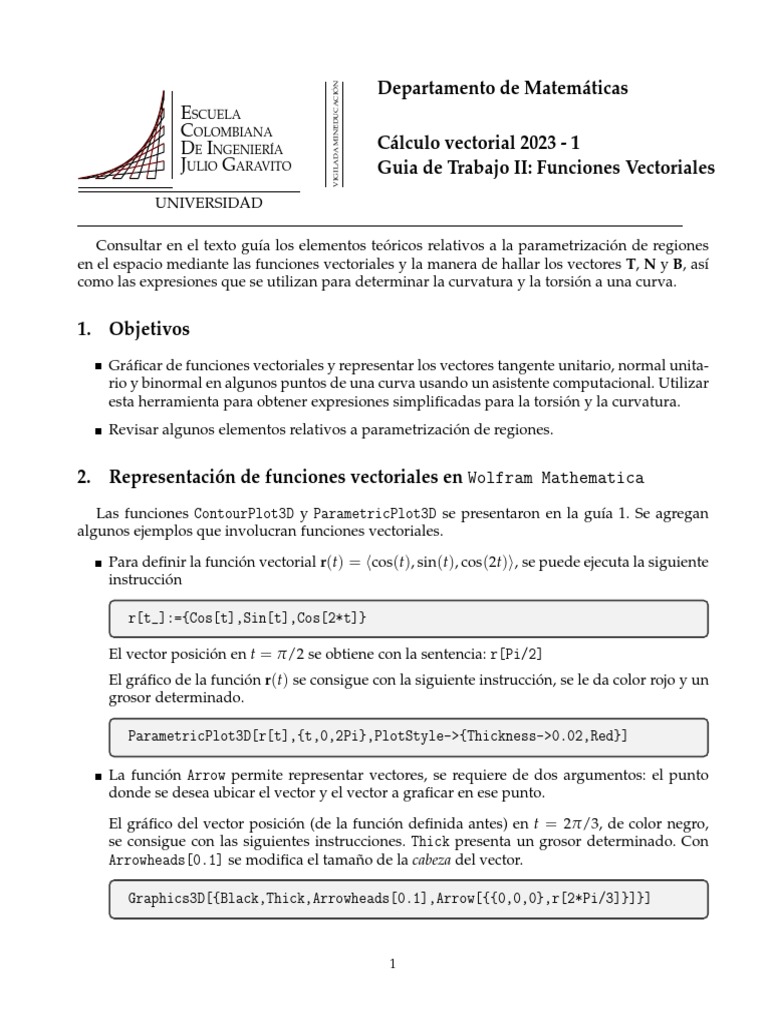 CALV Guia2 | PDF | Vector Euclidiano | Pi