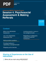 HEADSS Assessment | PDF | Adolescence | Self Harm