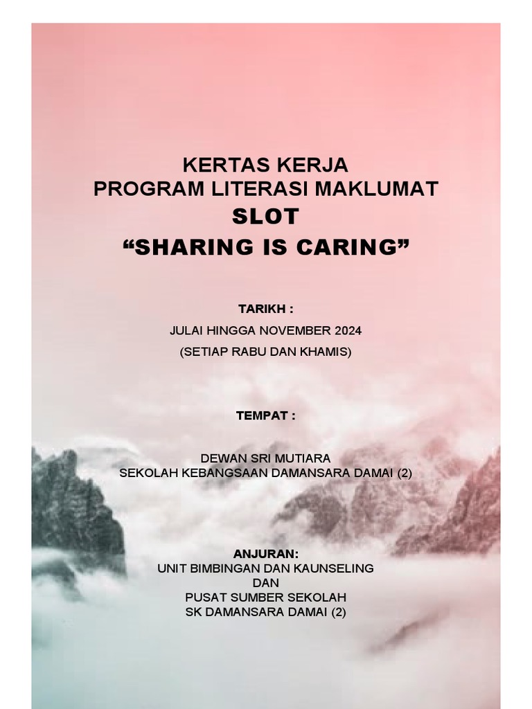 2023 Kertas Kerja Kaunseling Dan PSS | PDF